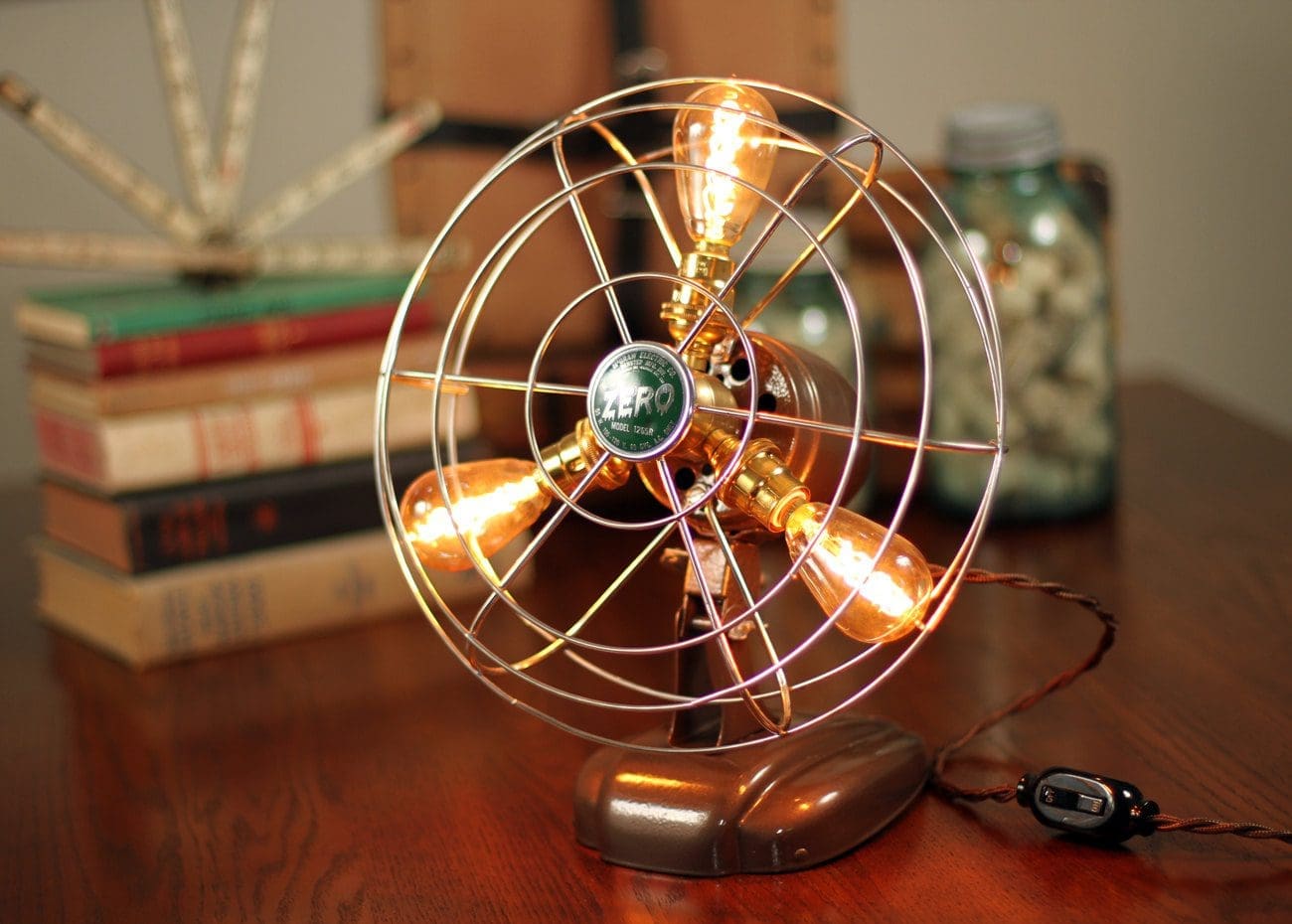 retro fan table